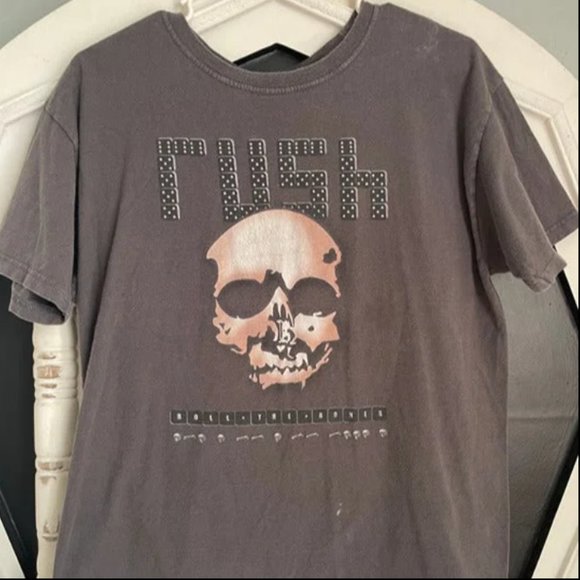 Shirts | Vintage 199192 Rush Roll The Bones Tour Concert T Shirt M ...